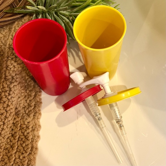 Tupperware | Kitchen | Vintage Tupperware Ketchup Mustard Dispensers ...